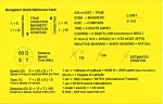 Navigators Piloting and Charting Reference Card | Boating Safety Tips ...