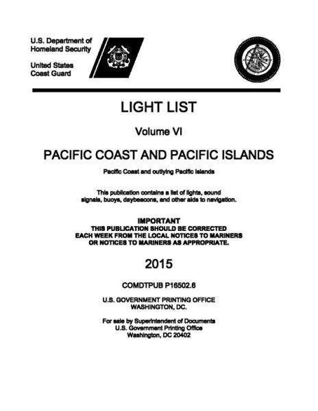 Free 2015 Coast Guard Light List | Boating Safety Tips, Tricks ...